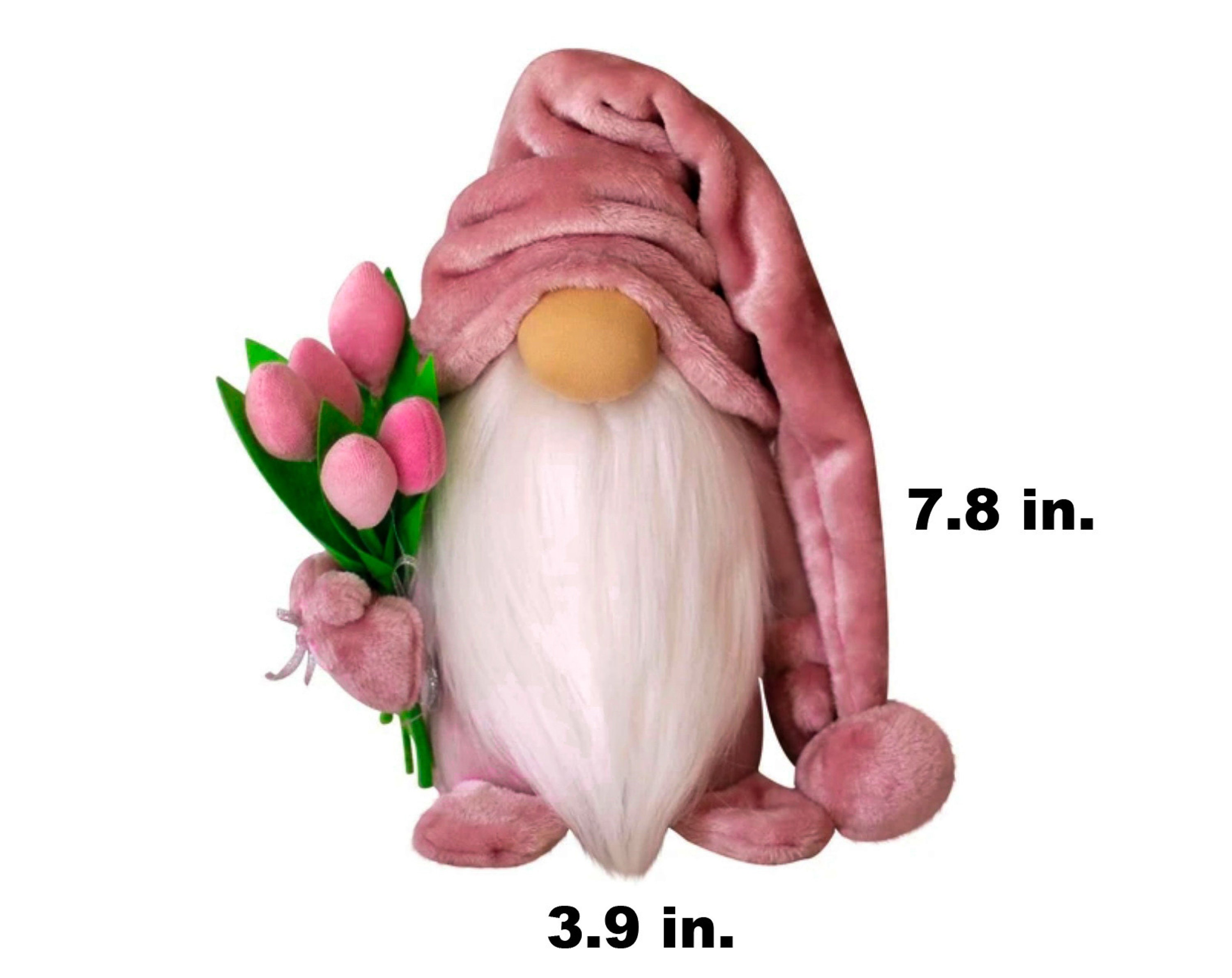 Spring Tulip Gnomes Spring Gnomes Spring Decor Pink Gnomes - Etsy