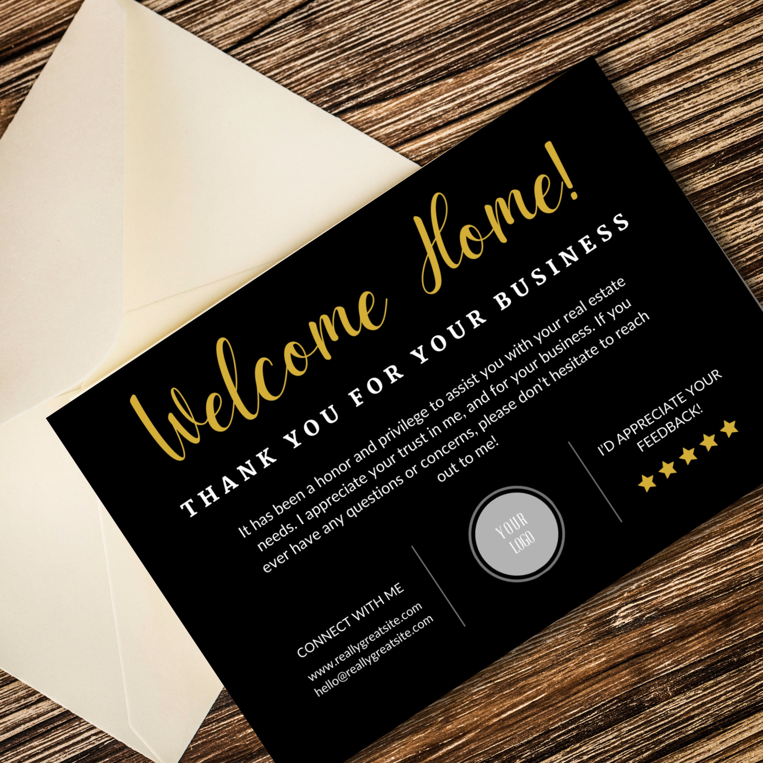 Welcome Home Cards, Real Estate Marketing, Happy Closing Card, Realtor ...