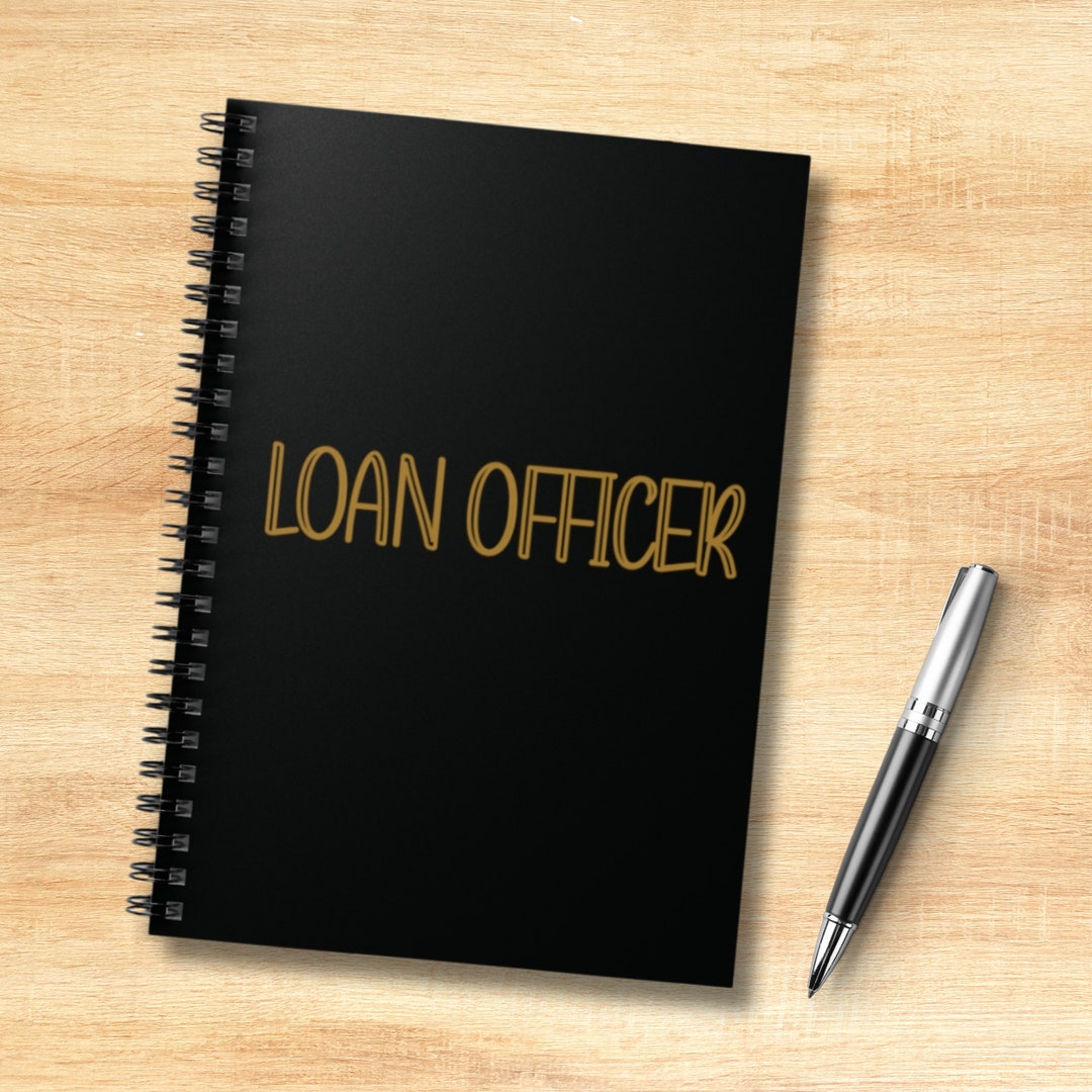 Loan Officer Notebook, Black Spiral Notebook, Mortgage Gift, Loan ...