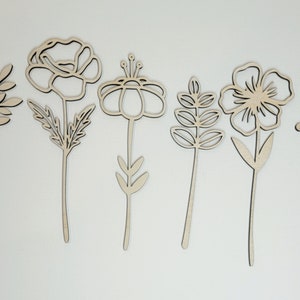 Wooden Flower Bouquet, Wood Flowers, Valentine's Gift, Gift for Her ...