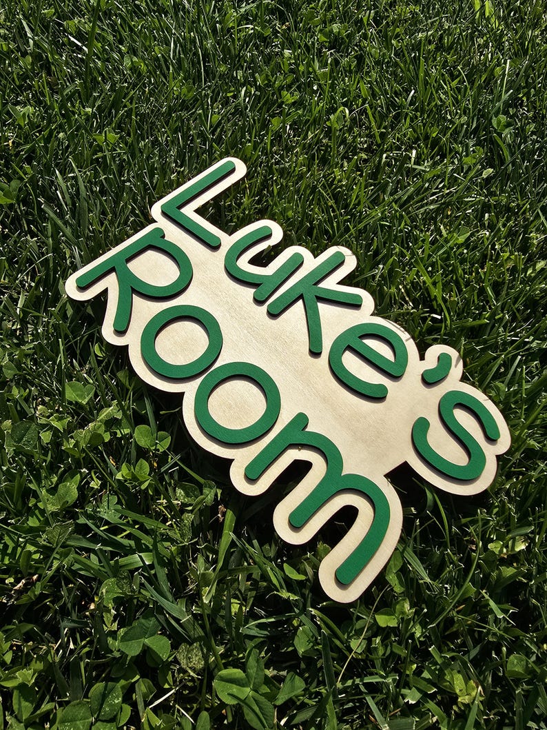 Personalized Kids Door Sign, Kids Door Name Sign, Nursery Wall Name ...
