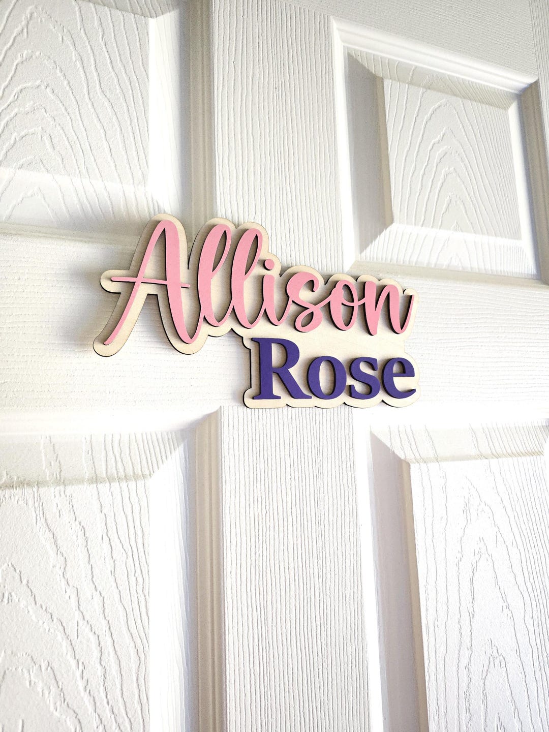 Personalized Kids Door Sign, Kids Door Name Sign, Nursery Wall Name ...