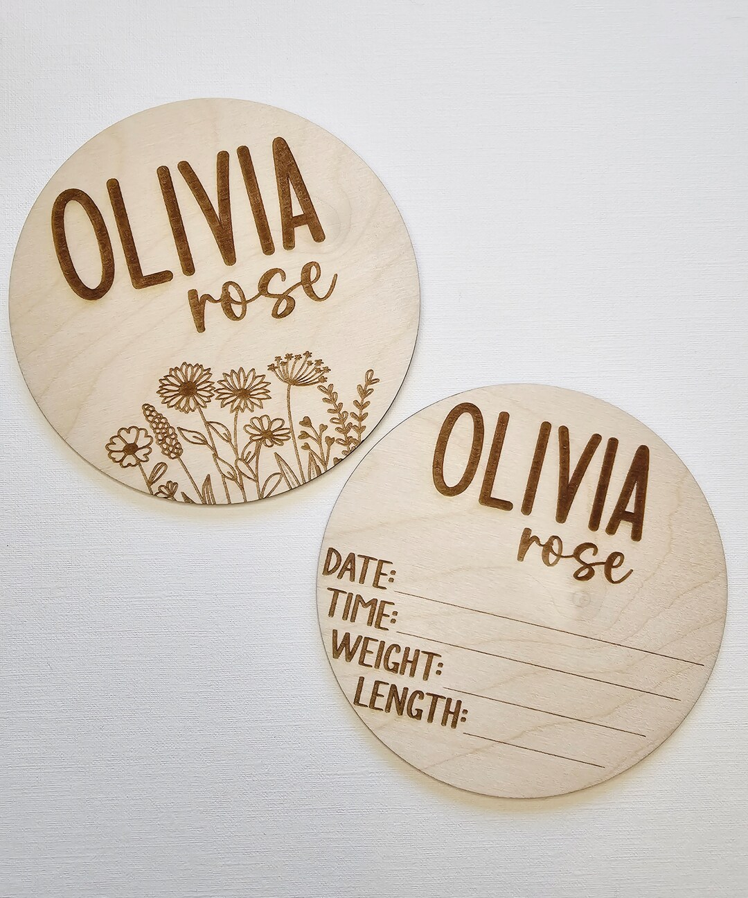 Baby Name Sign, Birth Stats Sign, Baby Name Announcement, Hospital Name ...