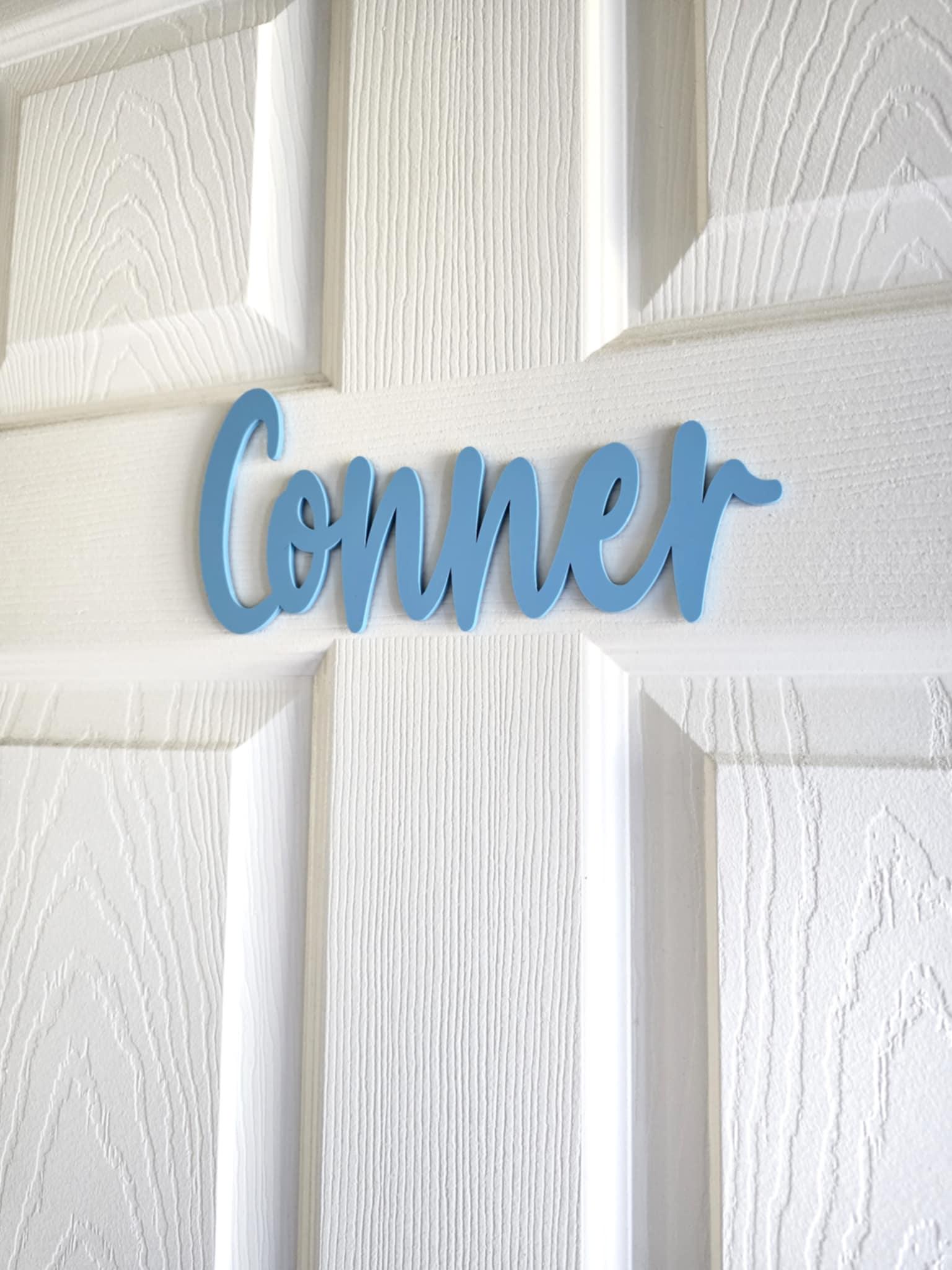 Personalized Kids Door Sign, Kids Door Name Sign, Nursery Wall Name ...