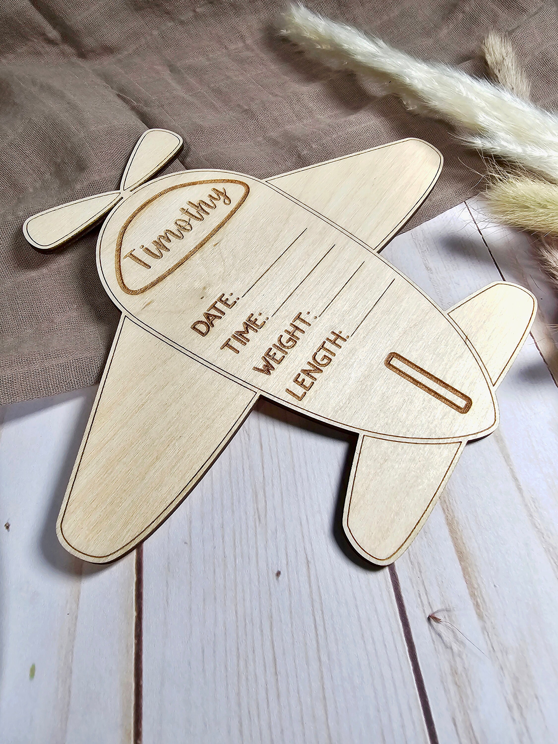 Airplane Baby Birth Announcement Sign, Airplane Hospital Stat Sign ...