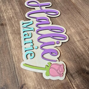 Personalized Kids Door Sign, Kids Door Name Sign, Nursery Wall Name ...
