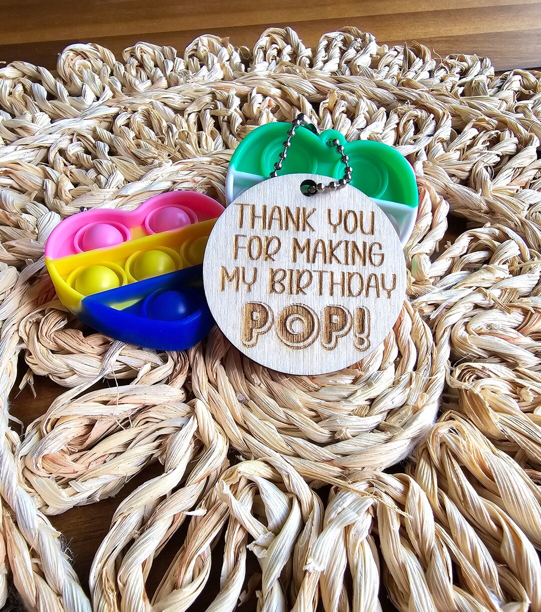 Pop Its Birthday Party Favor for Kids, Non Candy Classroom Favor, Kids ...