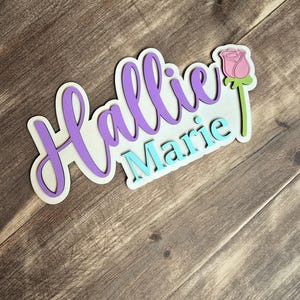 Personalized Kids Door Sign, Kids Door Name Sign, Nursery Wall Name ...