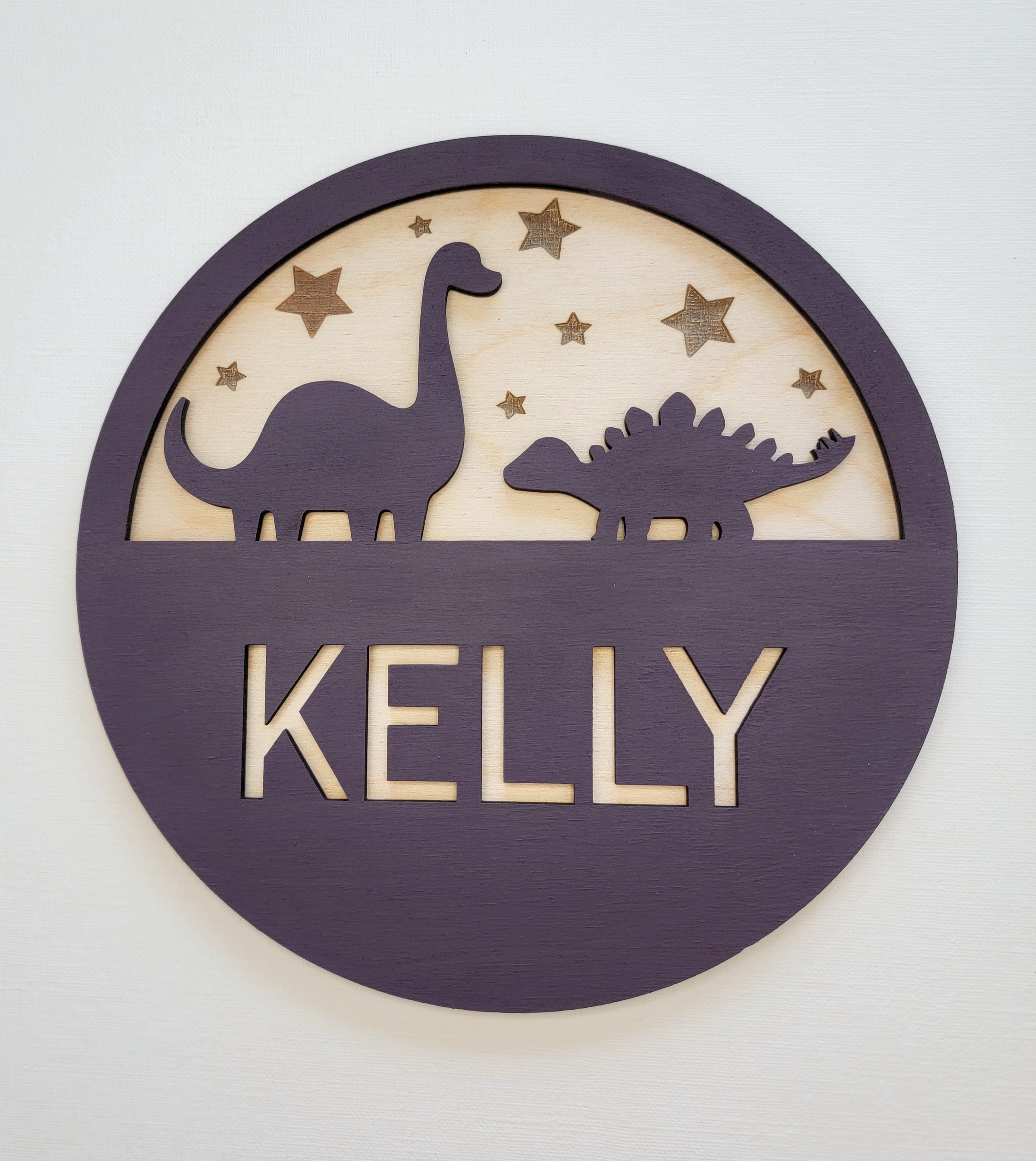 Dinosaur Name Sign, Personalized Christmas Gift, Dinosaur Room Decor ...