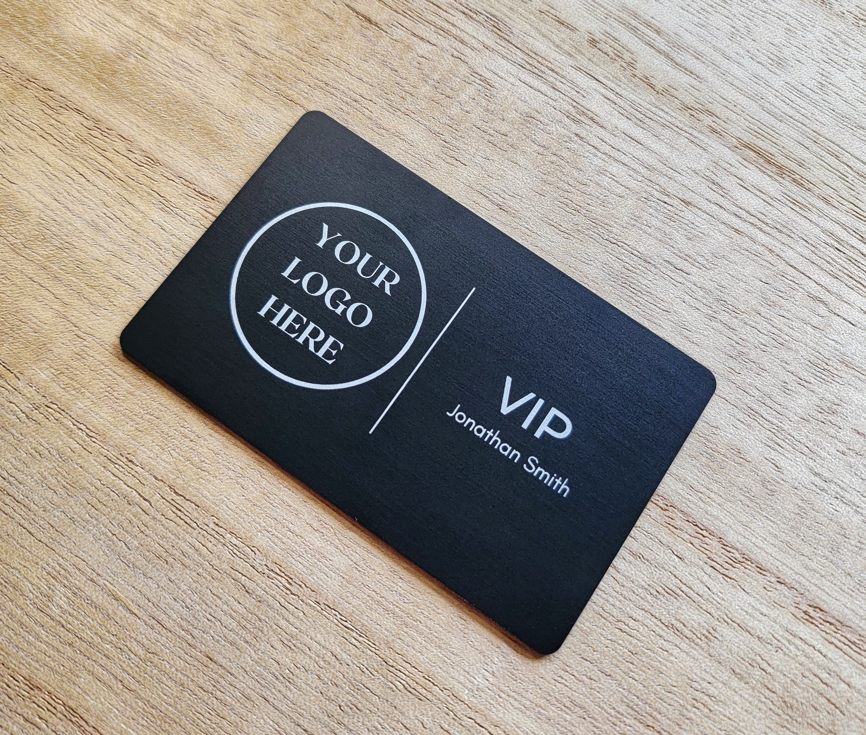 Metal Membership Cards, THICK Metal Cards, Personalized Metal Business ...