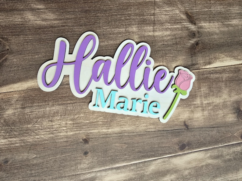 Personalized Kids Door Sign, Kids Door Name Sign, Nursery Wall Name ...