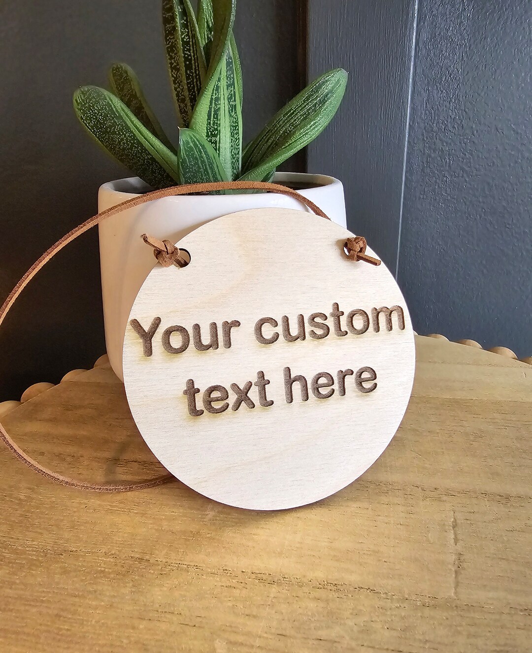 Personalized Wooden Hanging Sign, Custom Sign, Custom Text Sign, Man ...
