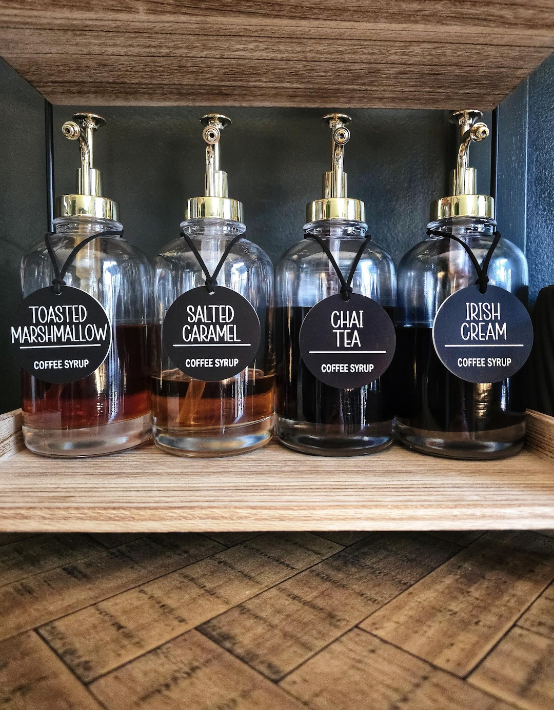 Coffee Syrup Labels, Custom Acrylic Coffee Bar Labels, Coffee Labels ...