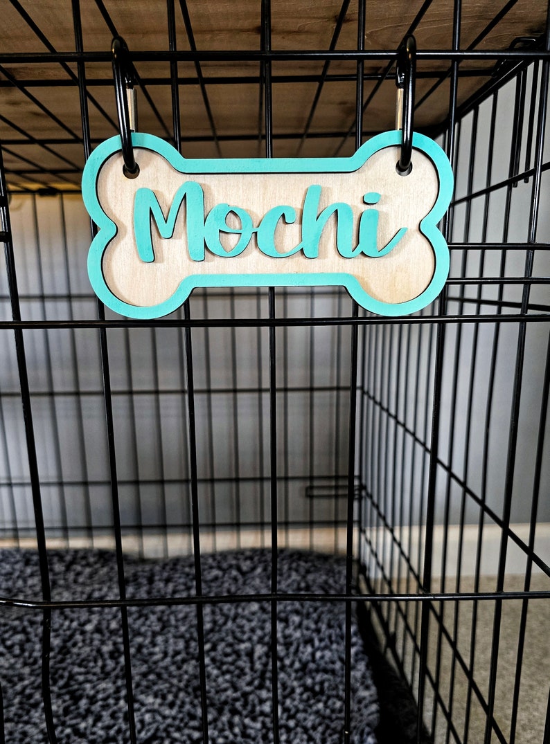 Personalized Crate Sign, Custom Dog Decor, Hanging Crate Sign, Custom ...