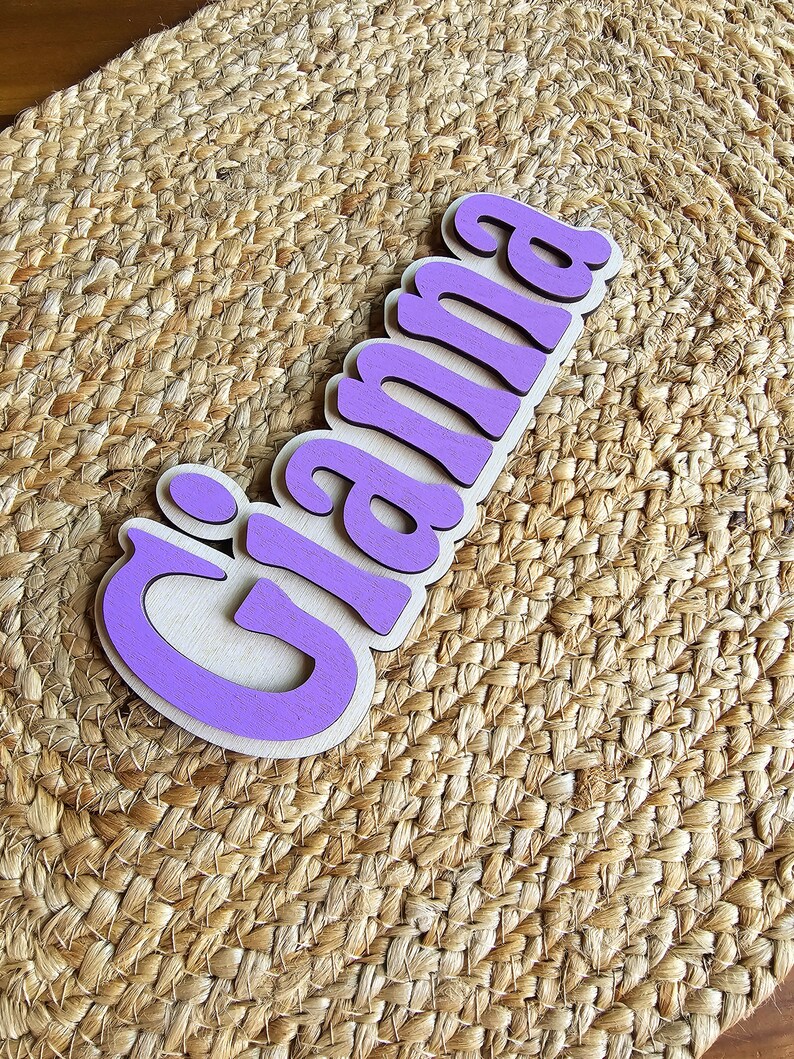 Kids Door Sign, Personalized Door, Wall Name Sign, Nursery Decor, Kids ...