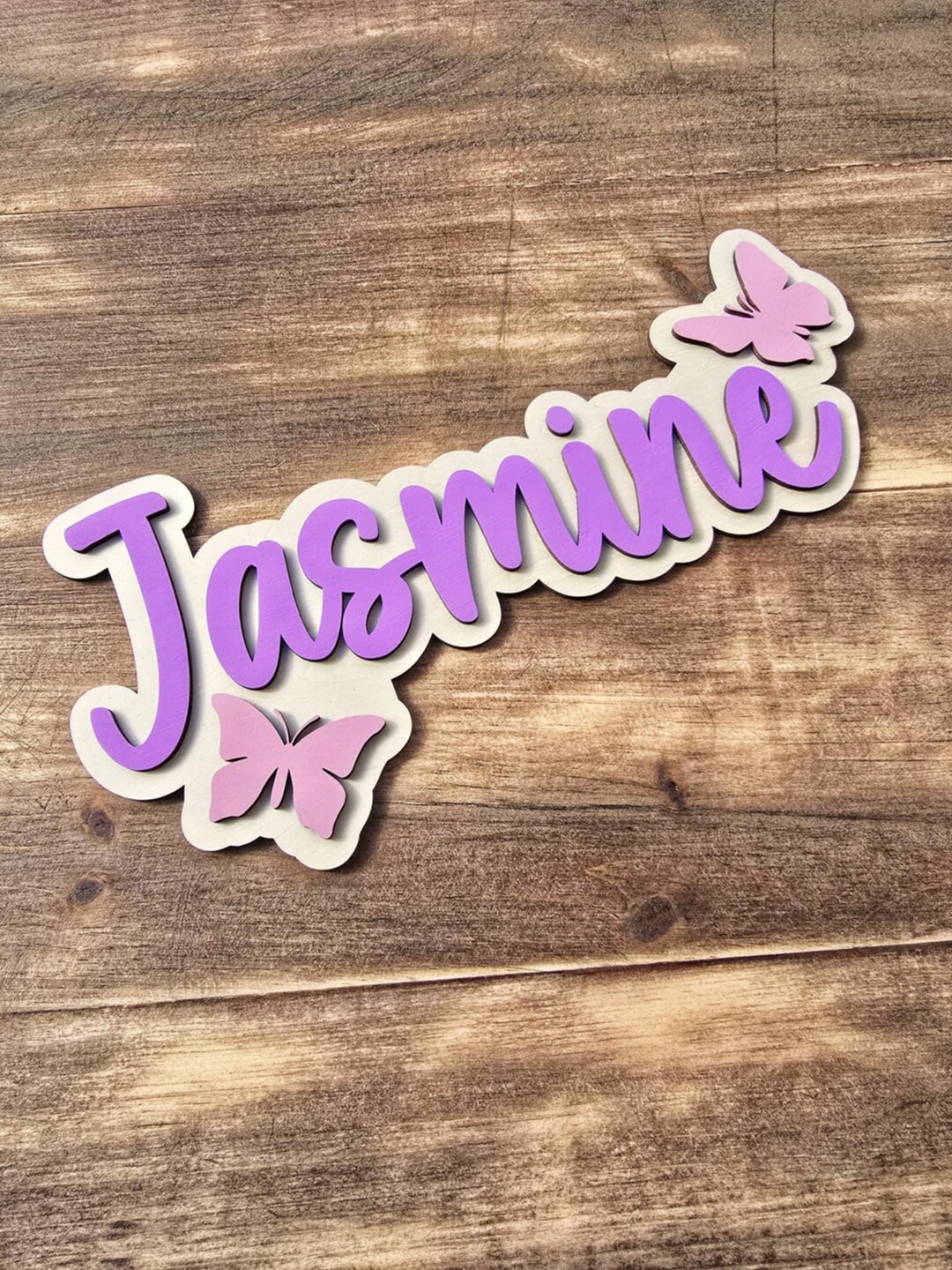 Butterfly Name Sign, Kids Door Sign, Girls Butterfly Sign, Name Sign ...