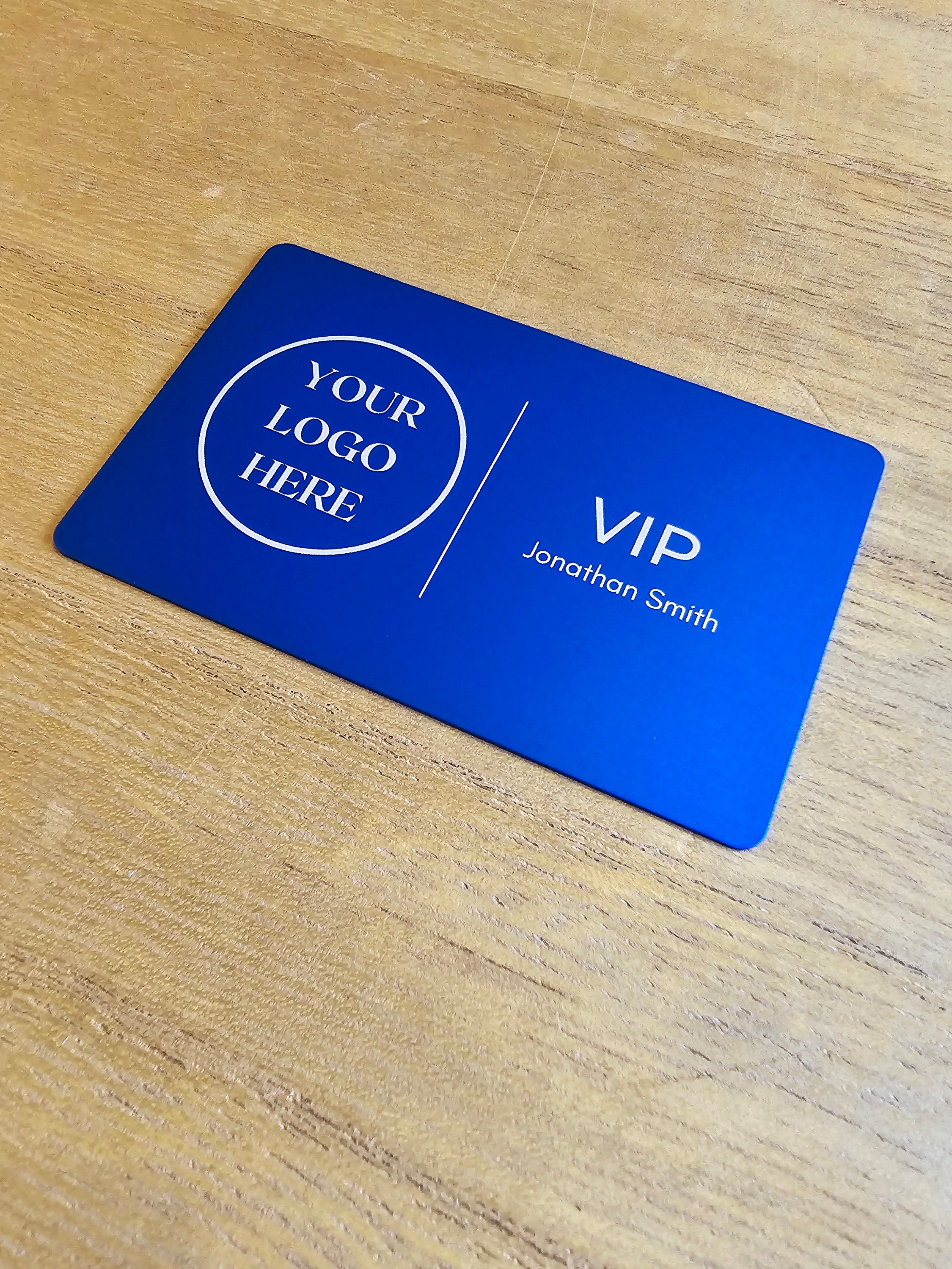 Metal Membership Cards, THICK Metal Cards, Personalized Metal Business ...