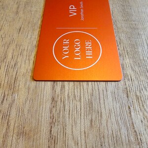 Metal Membership Cards, THICK Metal Cards, Personalized Metal Business ...
