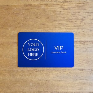Metal Membership Cards, THICK Metal Cards, Personalized Metal Business ...