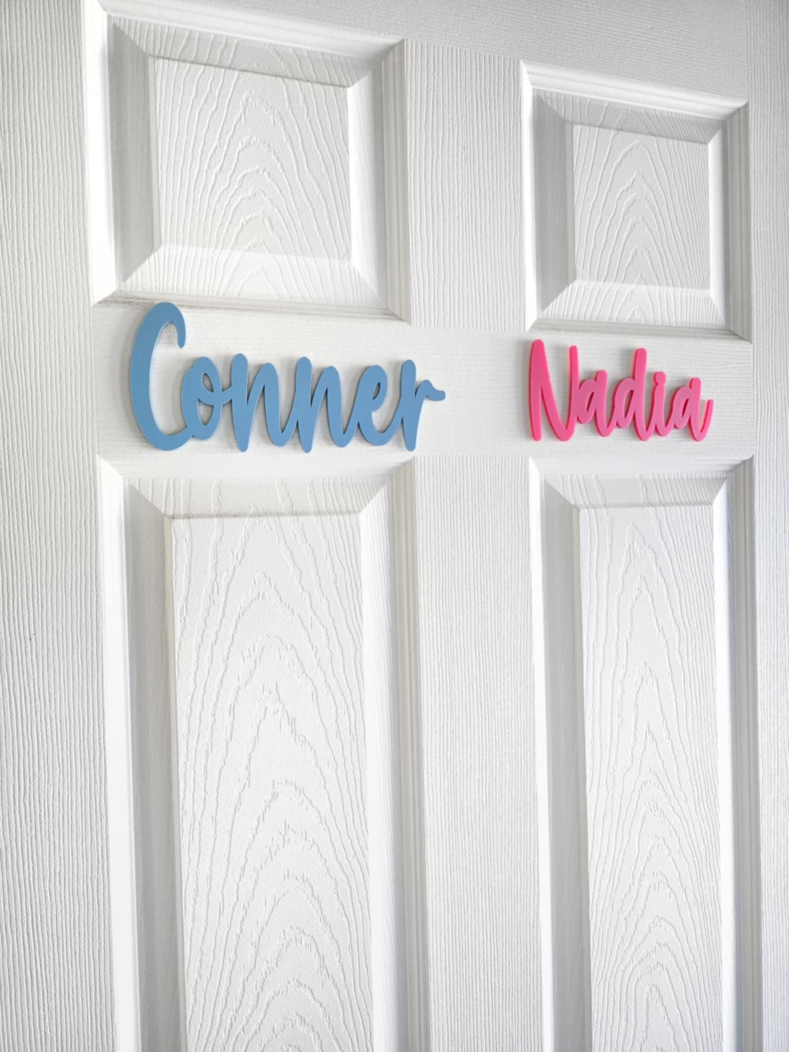 Personalized Kids Door Sign, Kids Door Name Sign, Nursery Wall Name ...