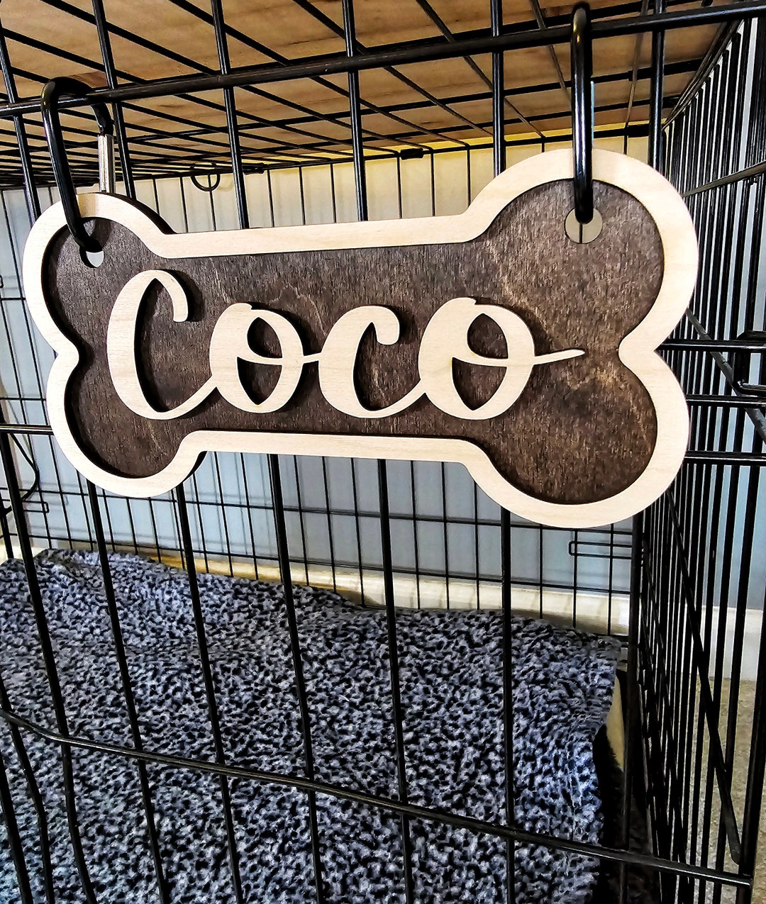 Personalized Crate Sign, Custom Dog Decor, Hanging Crate Sign, Custom ...