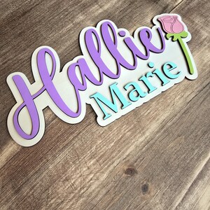Personalized Kids Door Sign, Kids Door Name Sign, Nursery Wall Name ...