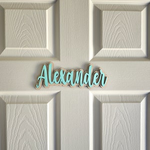 Personalized Kids Door Sign, Kids Door Name Sign, Nursery Wall Name ...