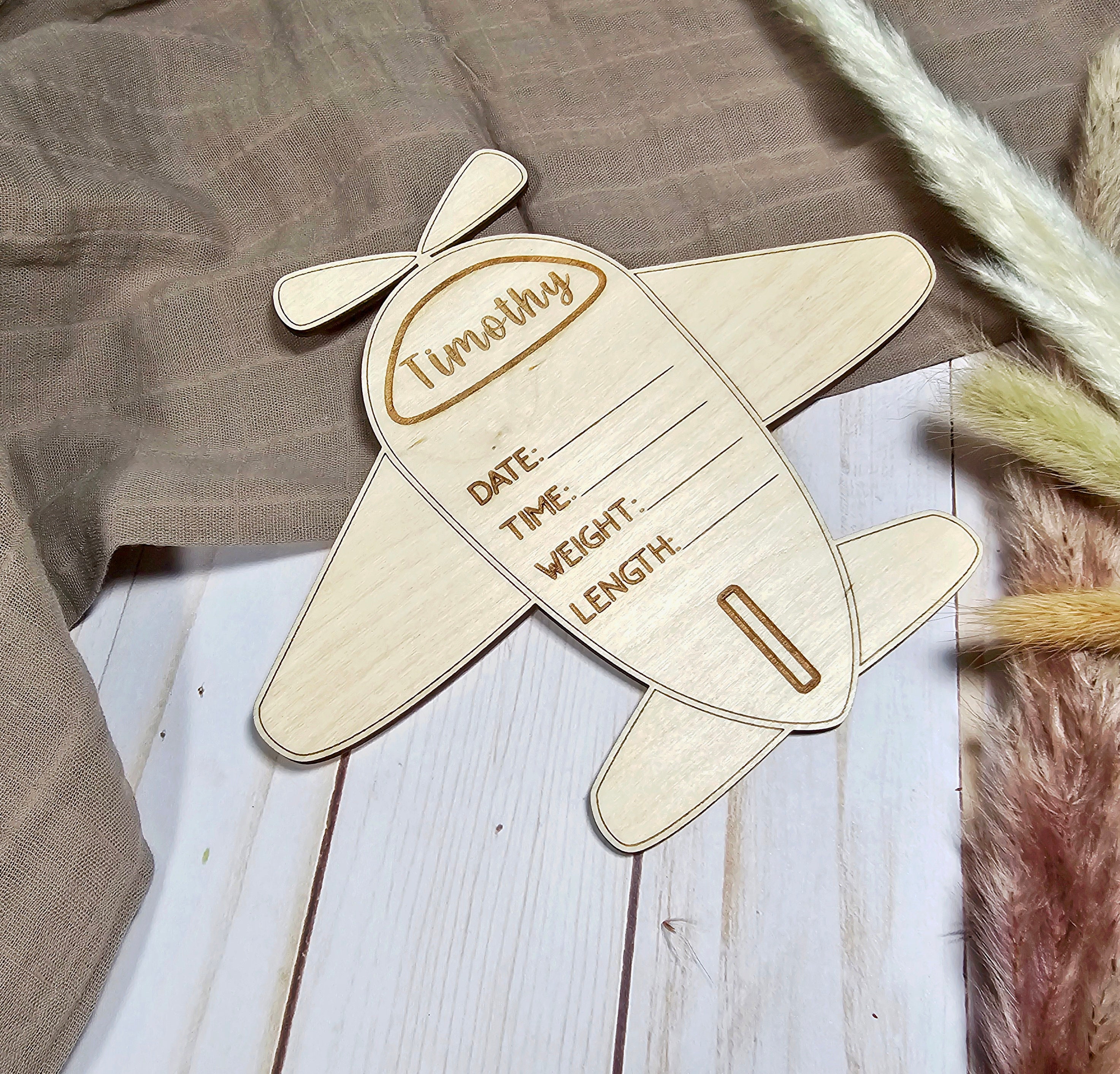 Airplane Baby Birth Announcement Sign, Airplane Hospital Stat Sign ...