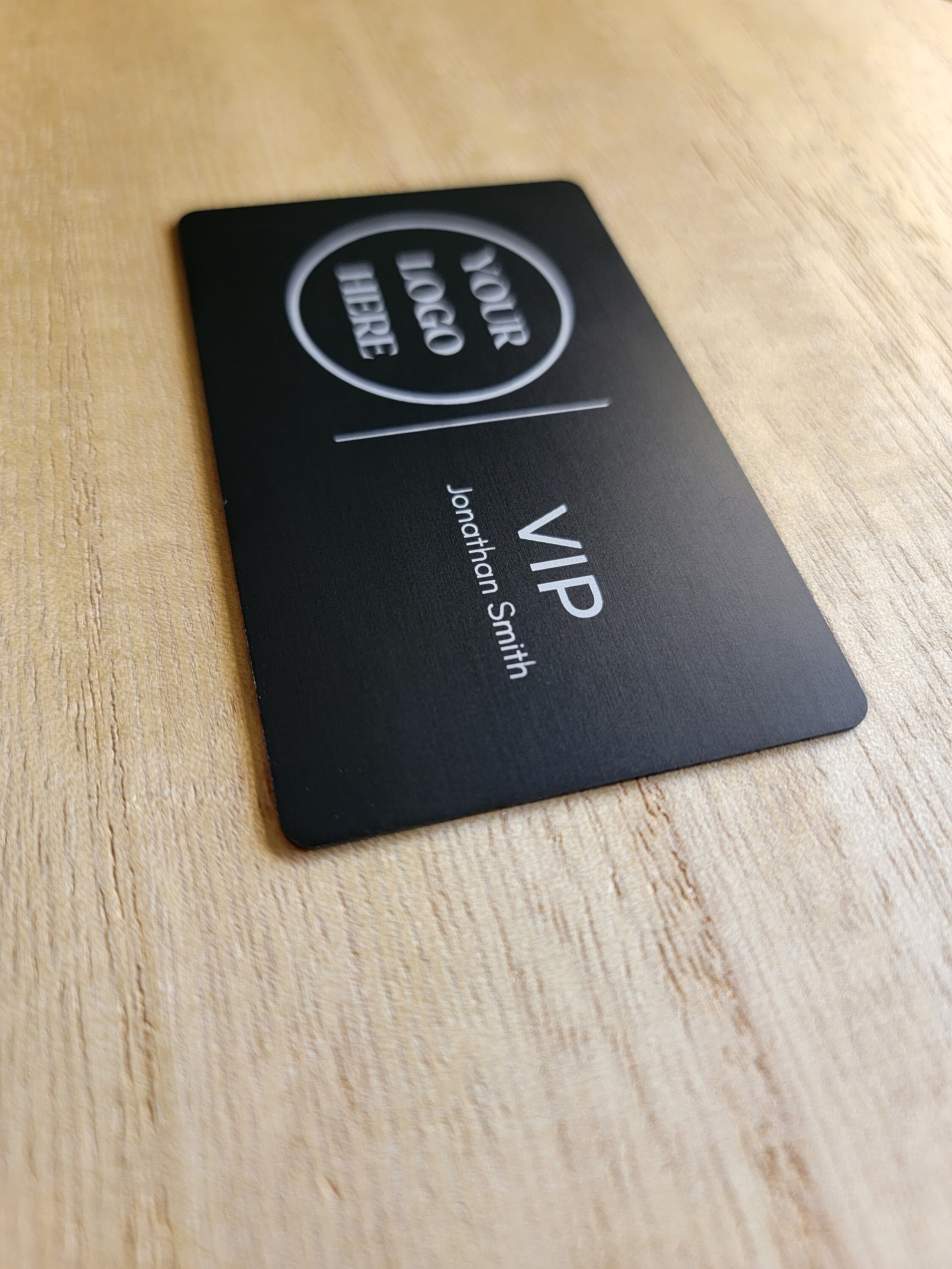 Metal Membership Cards, THICK Metal Cards, Personalized Metal Business ...