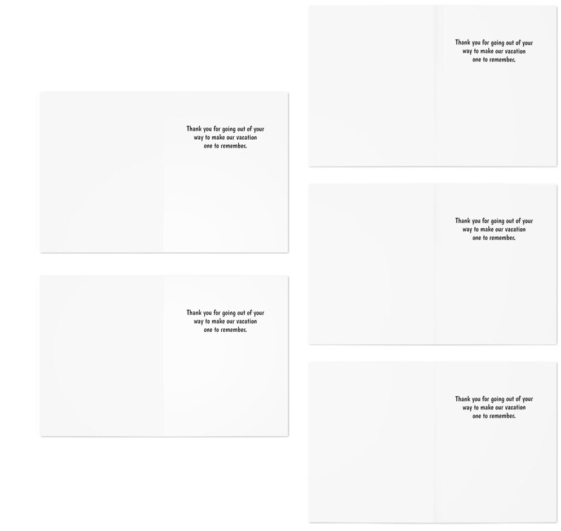 Brights Sand Dollar Thank You Cards (5-pack) Crew Member Thank You Card ...