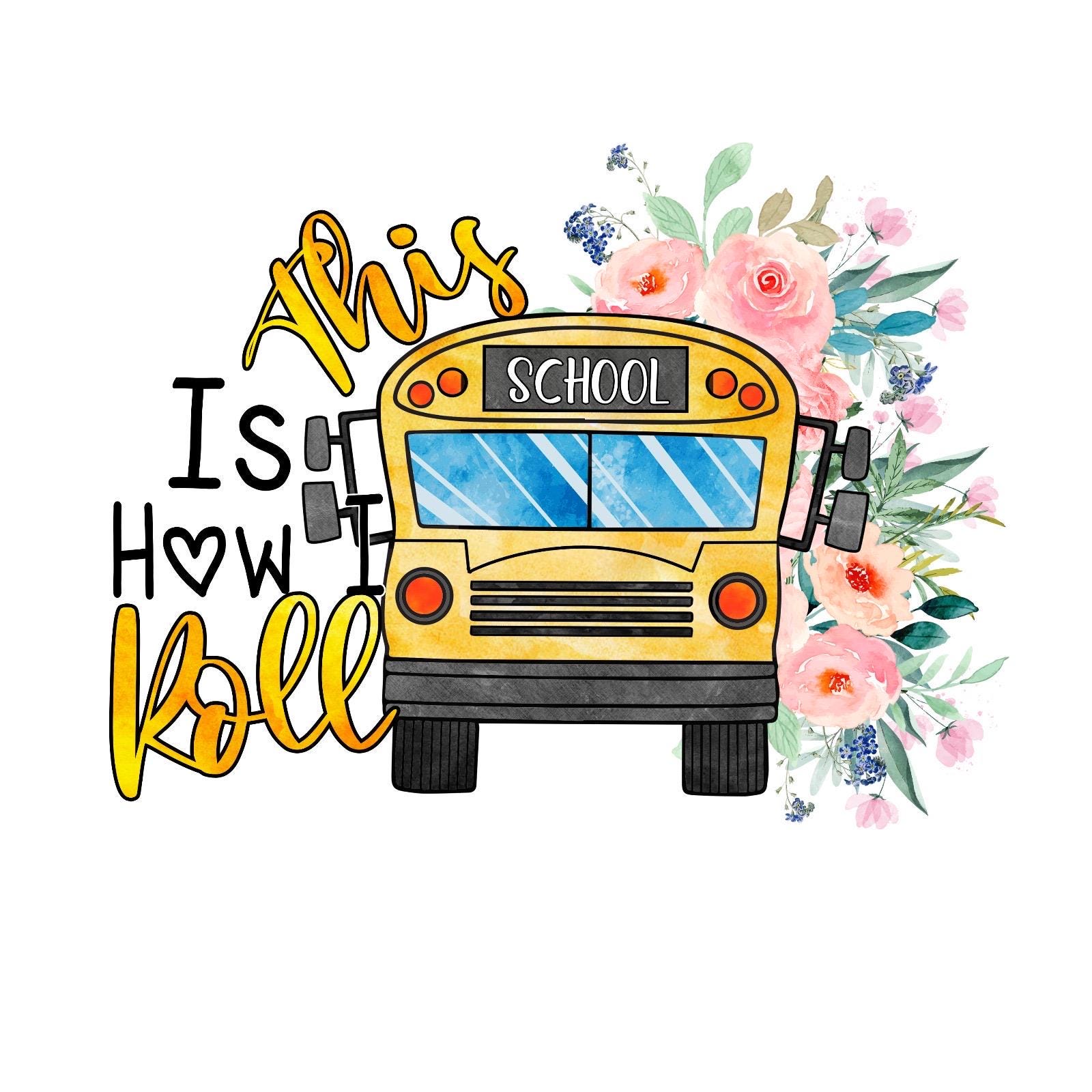 School Bus Sticker Pack - Etsy