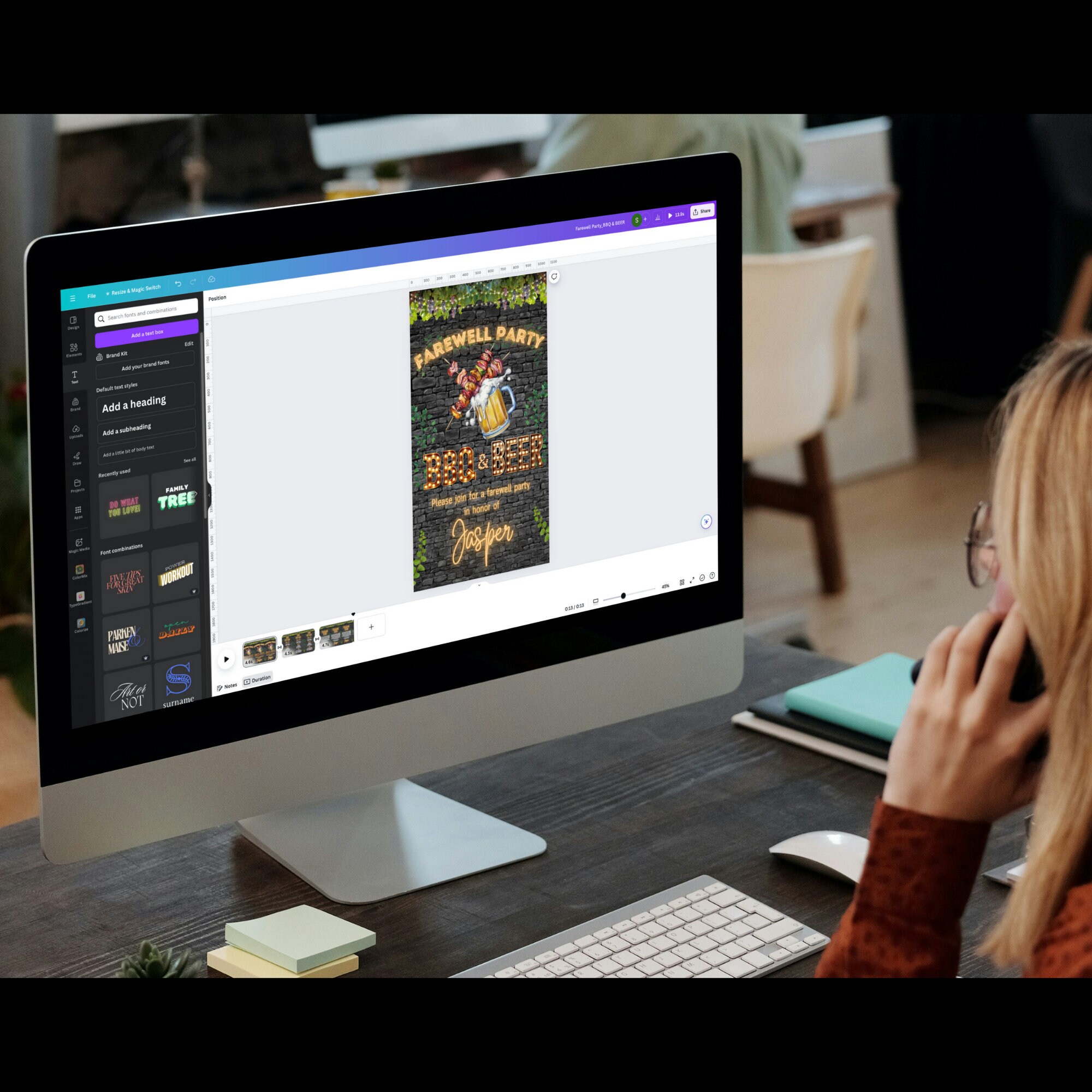 BBQ&BEER Farewell Party Invitation, Digital Farewell Invite, Going Away ...