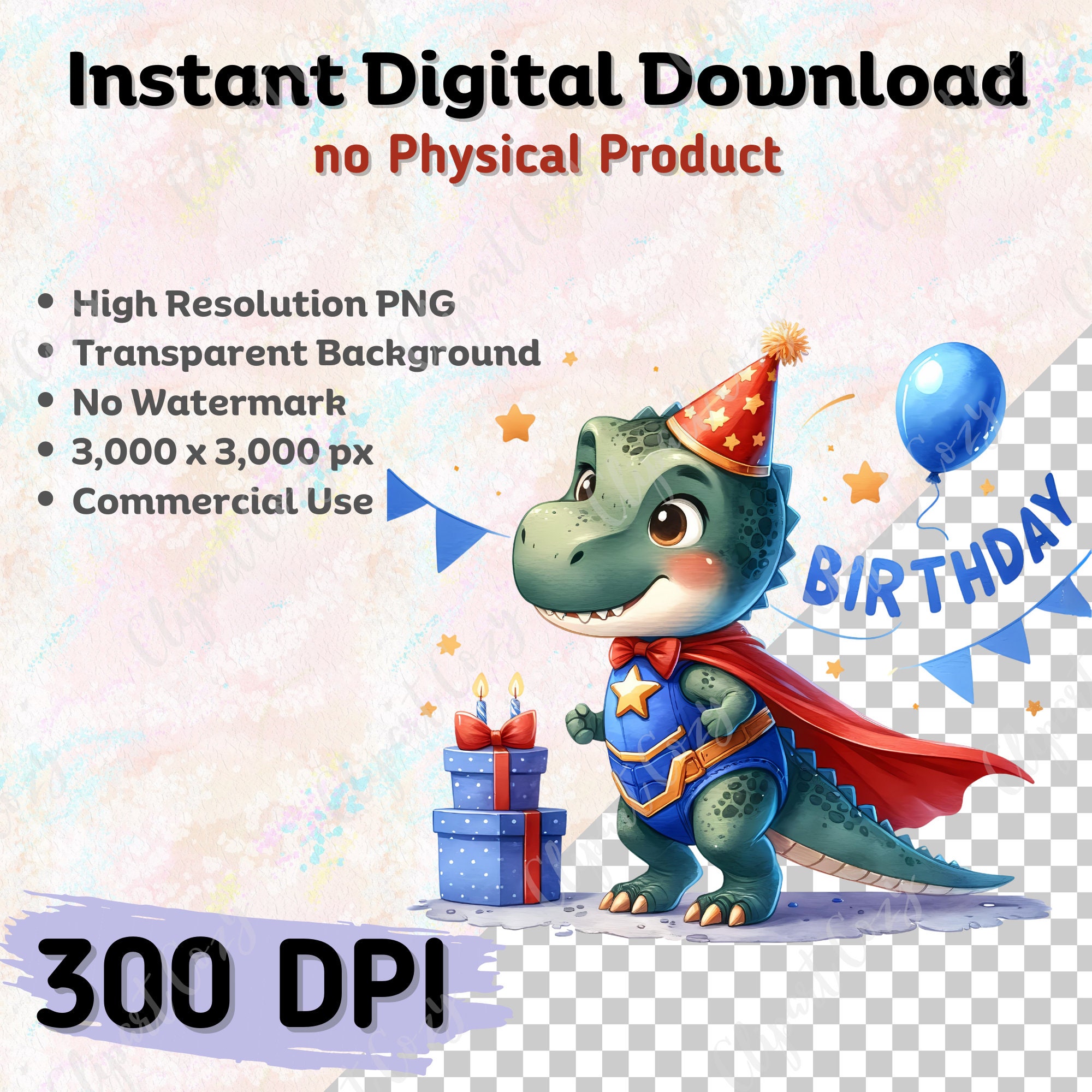 27 Birthday Dino Clipart Bundle, Birthday Clipart, Dino PNG Transparent ...