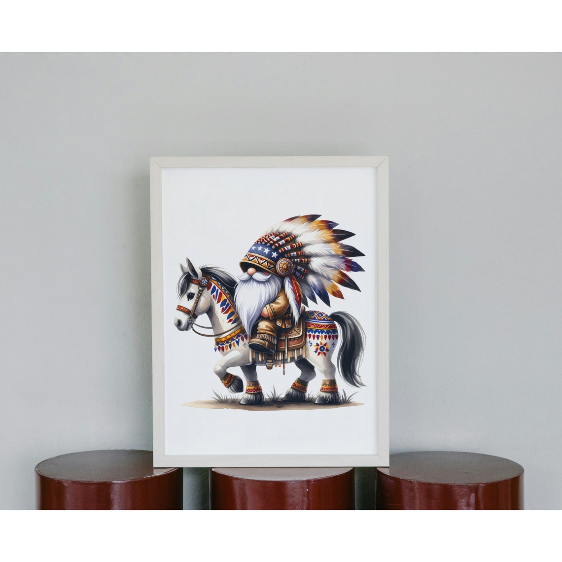 32 Native American Gnome Clipart Bundle, Indian Gnome, Gnome PNG ...