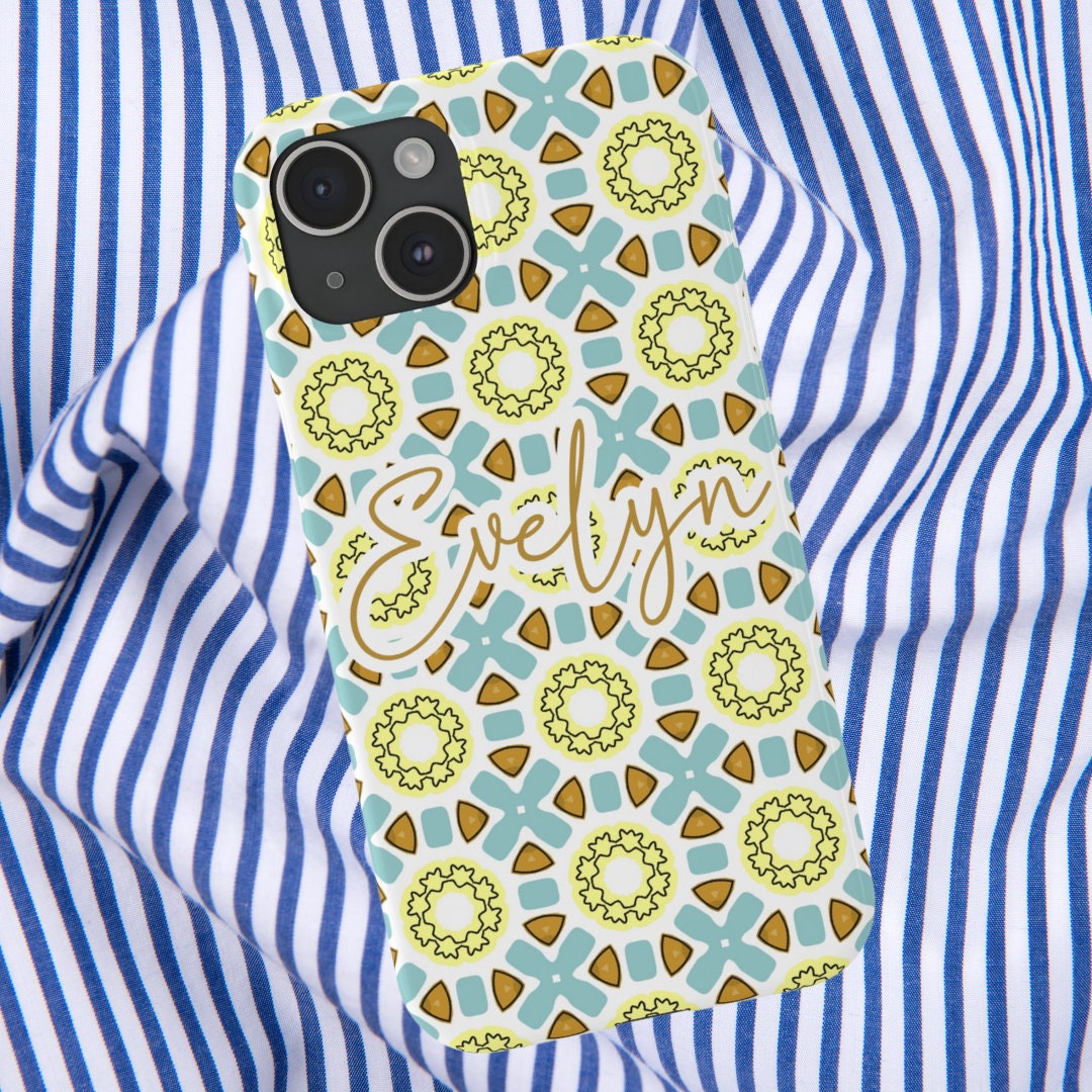 Custom Mosaic Design Smartphone Case Apple iPhone 11 12 13 14 15 Pro ...