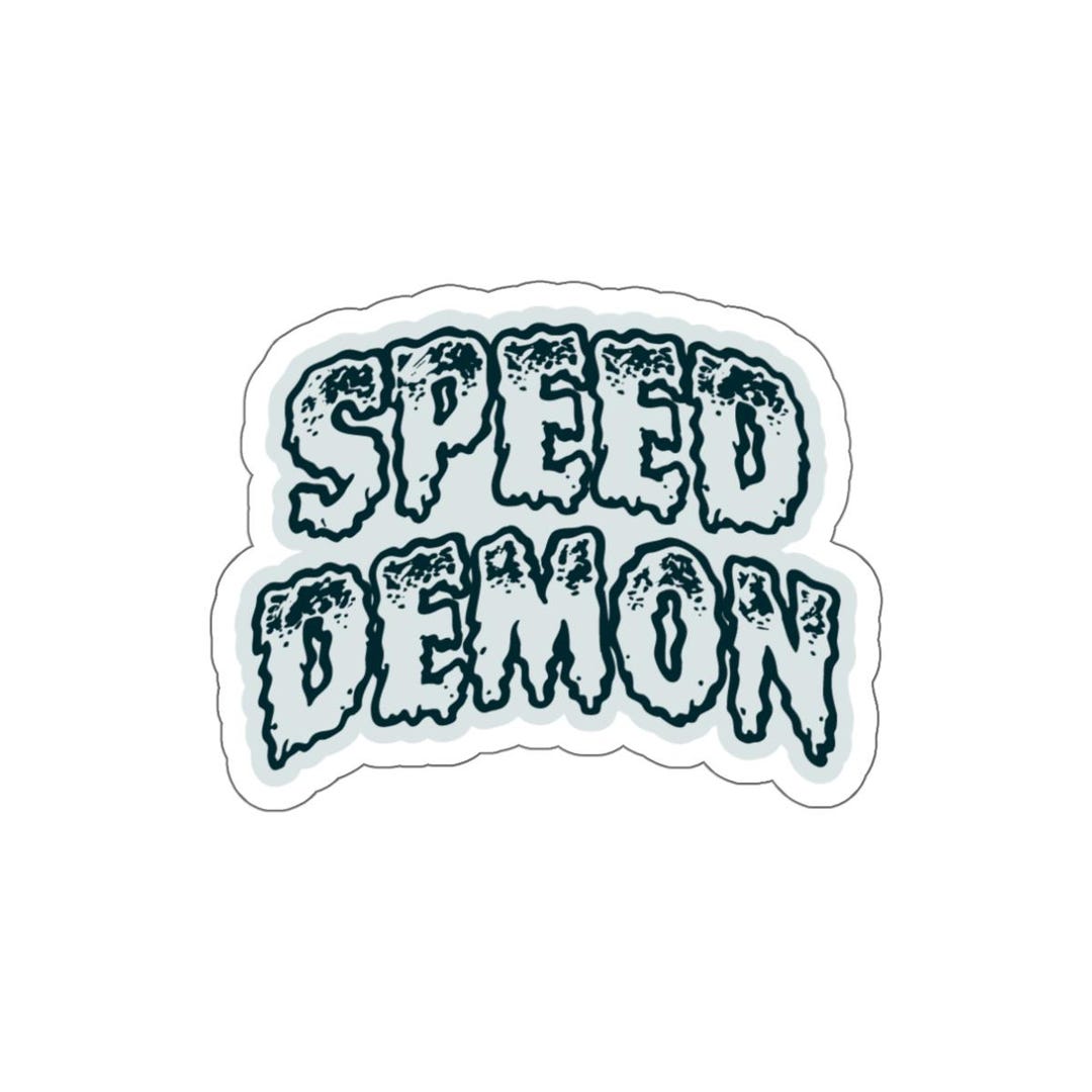 Speed Demon Die-cut Stickers, Customized Decal for Car, Laptop, Water ...