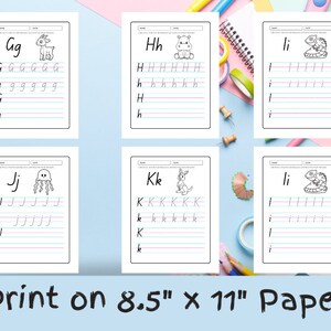 ABC Book Animals From A to Z, Alphabet Activity Book, Preschool ...