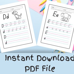 ABC Book Animals From A to Z, Alphabet Activity Book, Preschool ...