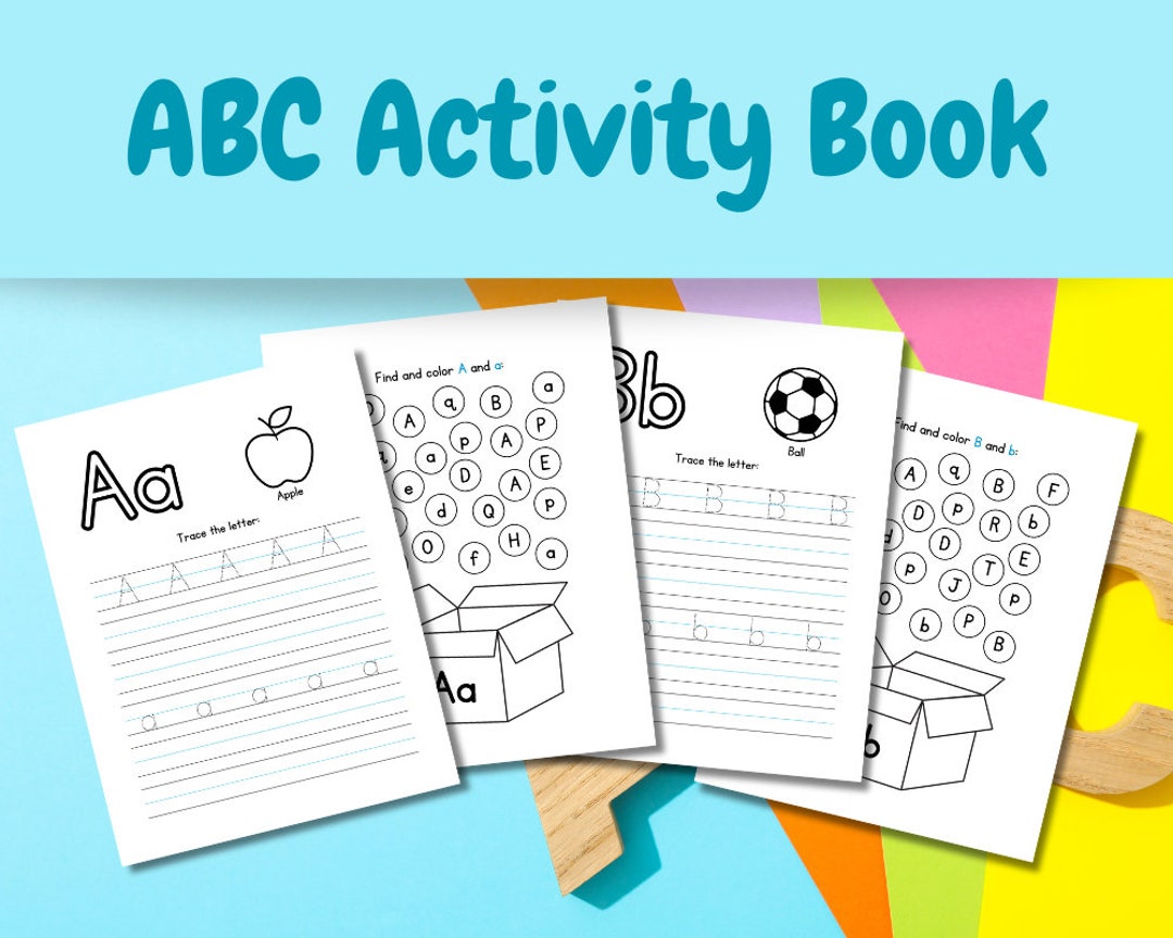 ABC Book for Kids, Alphabet Book for Kids, Digital Download, Letter ...