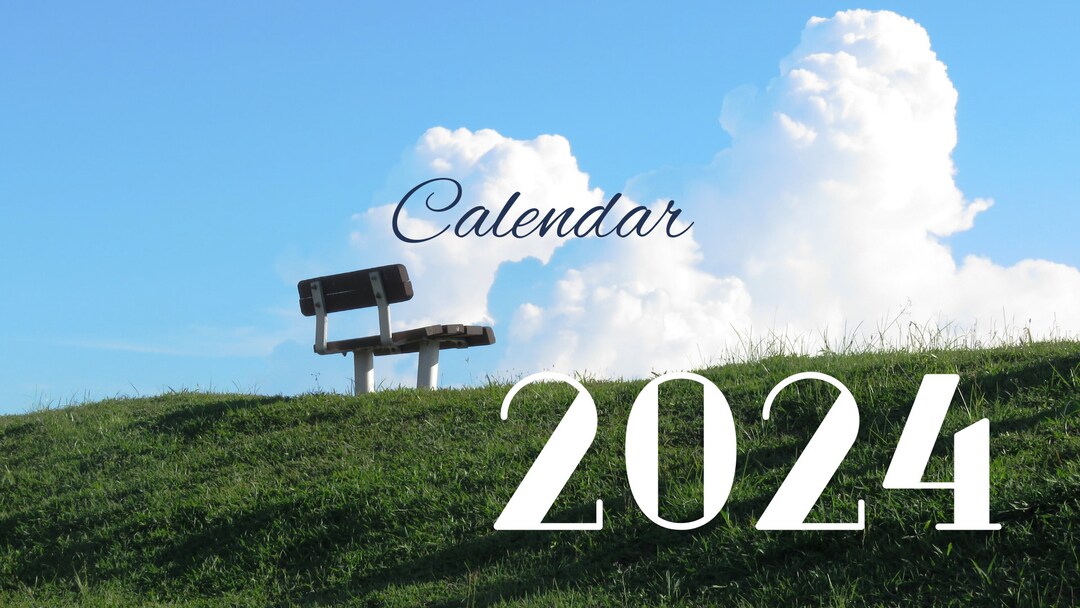 2024 Inspirational ,calendar, Digital Calendar, Printable Calendar ...