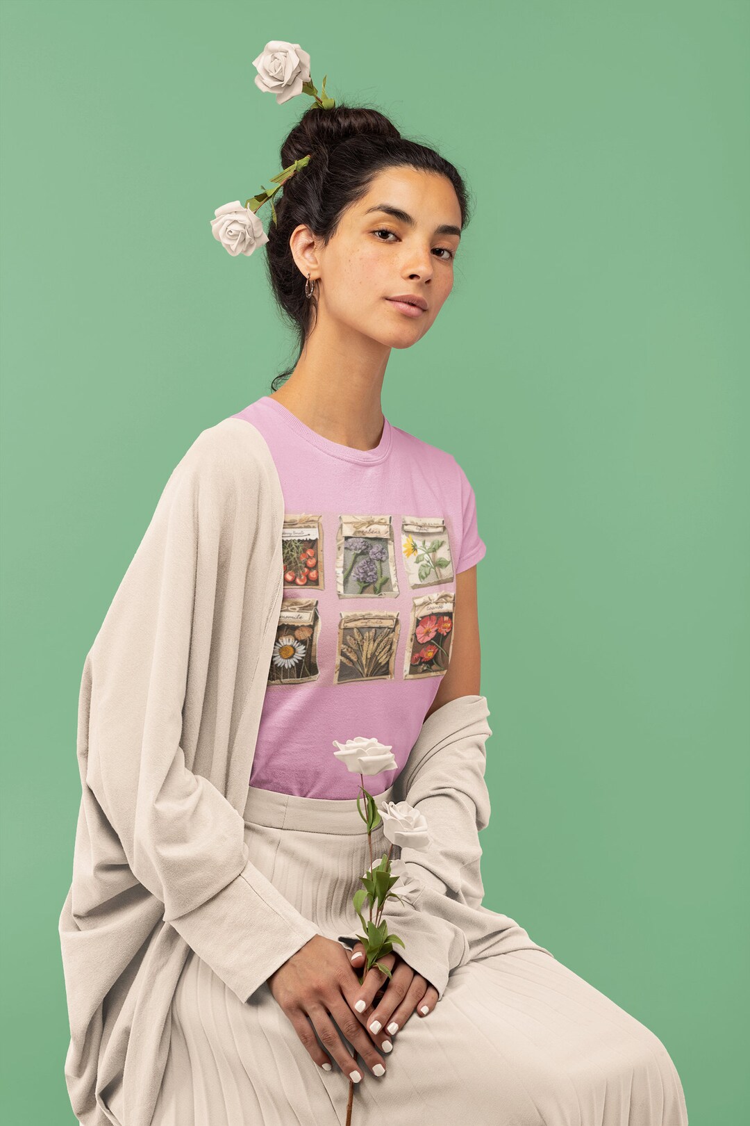 Seed Packets | Cottagecore | Garden & Plant Lover | Unisex Tee - Etsy