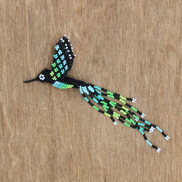 Beaded Hummingbird - Etsy