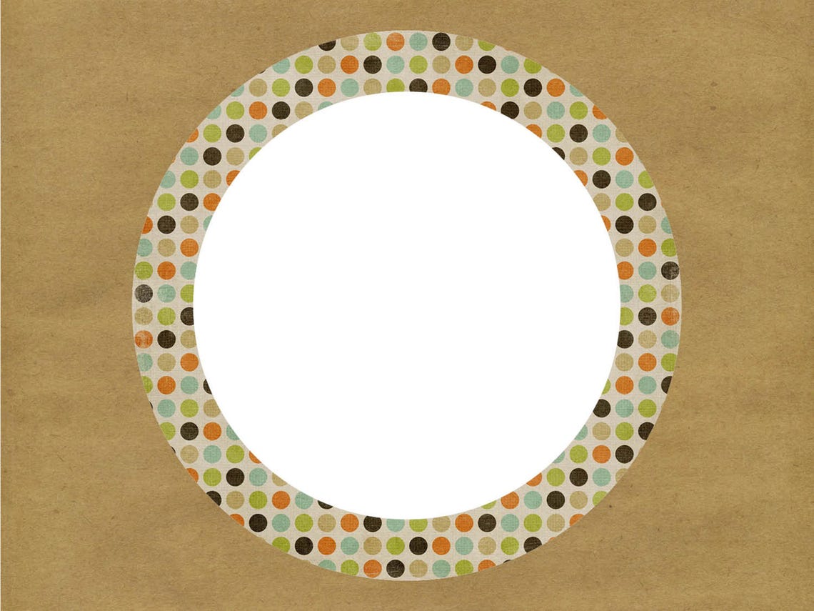 Neutral Polka Dots Editable Banner Template, Printable Pennants, Custom ...