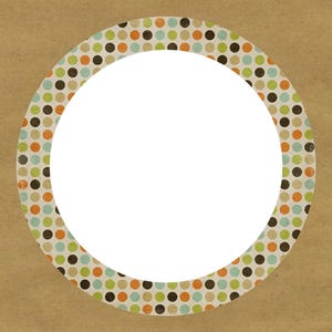 Neutral Polka Dots Editable Banner Template, Printable Pennants, Custom ...