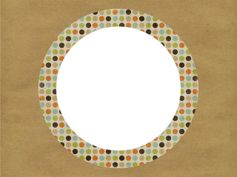 Neutral Polka Dots Editable Banner Template, Printable Pennants, Custom ...