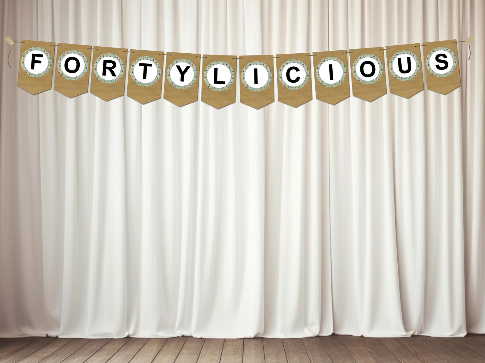 Neutral Polka Dots Editable Banner Template, Printable Pennants, Custom ...