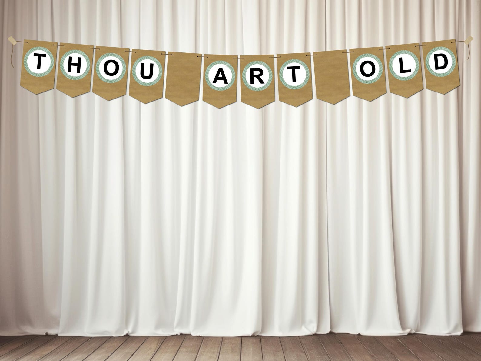 Neutral Polka Dots Editable Banner Template, Printable Pennants, Custom ...