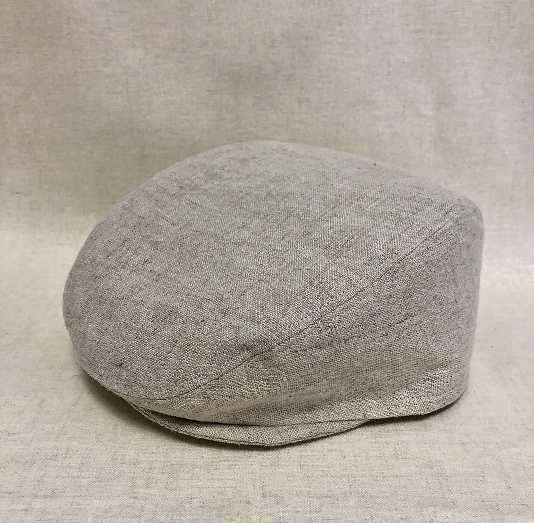 Linen Hat for Men, Flat Top Hat Men, Spring Hat Men, Summer Hat Men ...
