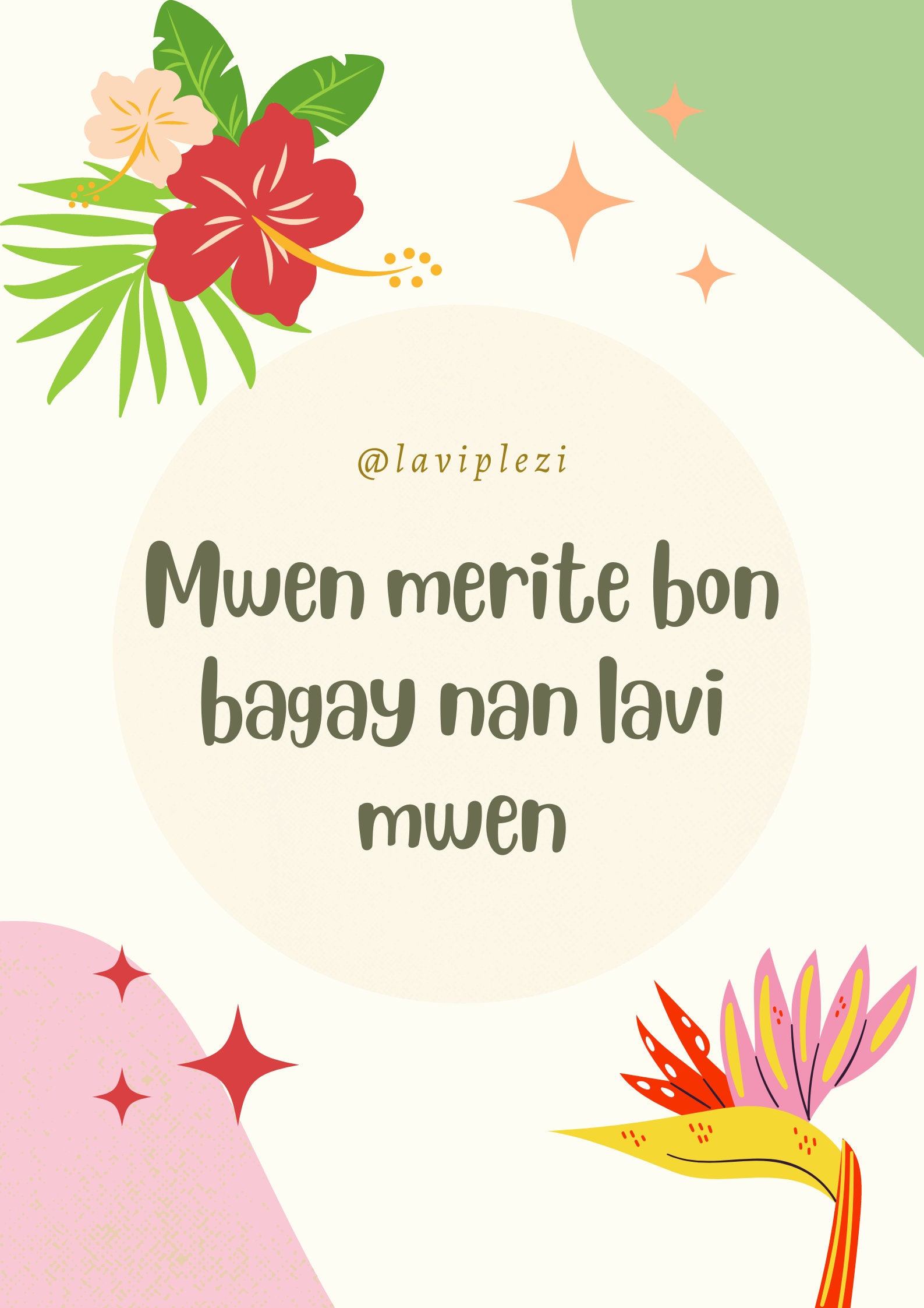 22 Haitian Creole Affirmation Cards - Etsy