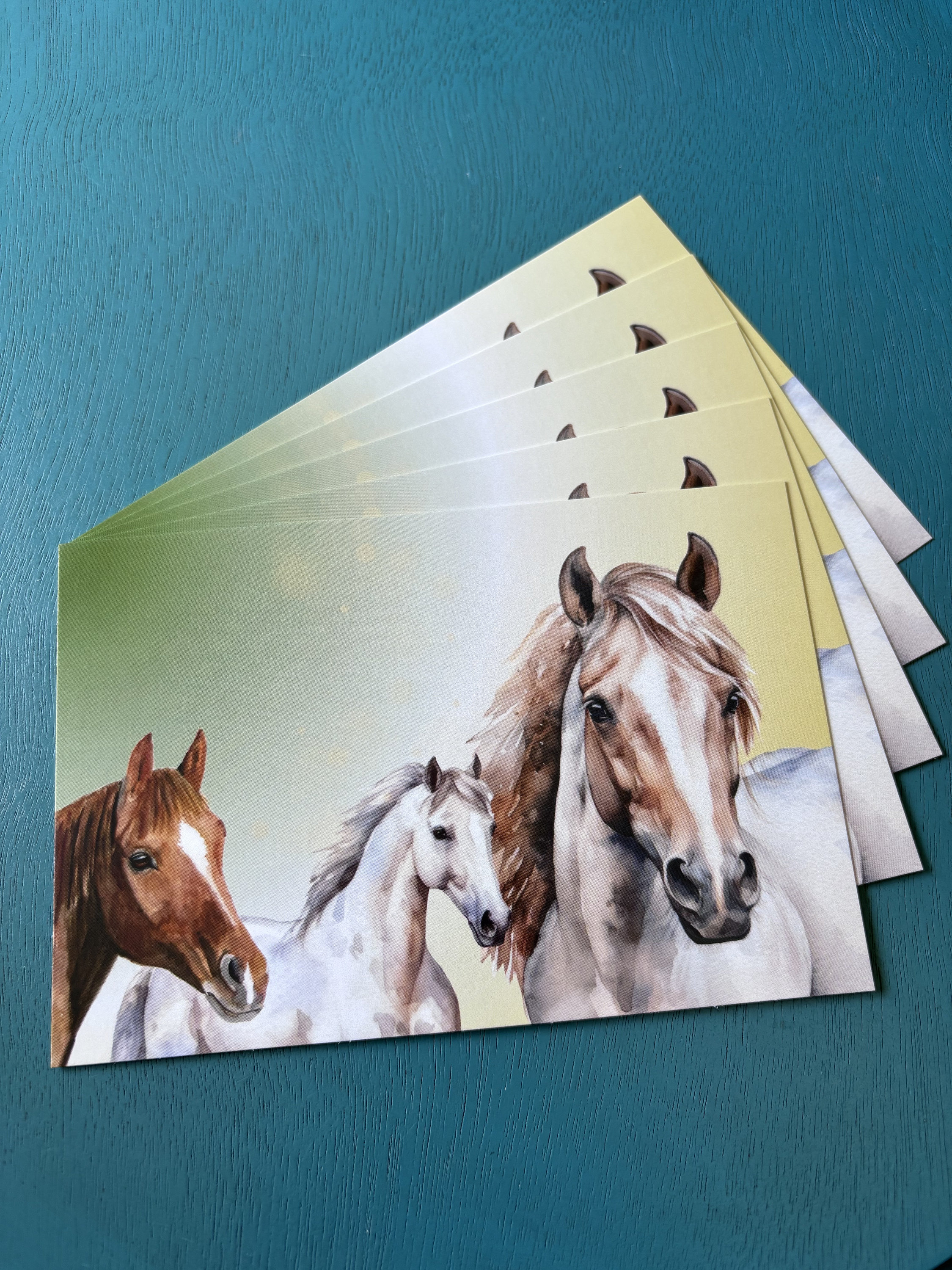 Horses Postcard 2024 Forever Stamp Match Horse Equine Stallion Mare ...